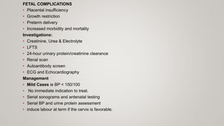 Hypertension in pregnancy | PPTX | Pregnancy | Reproductive Health