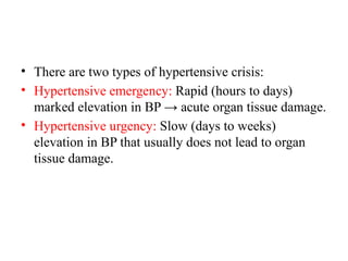 hypertensive crisis.pptx critical care n | PPTX | Heart and ...