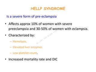 Hypertensive disorders in pregnancy | PPT