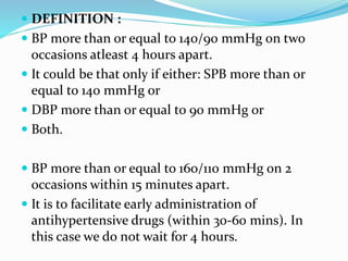 Hypertensive Disorders in Pregnancy.pptx | Pregnancy | Reproductive Health