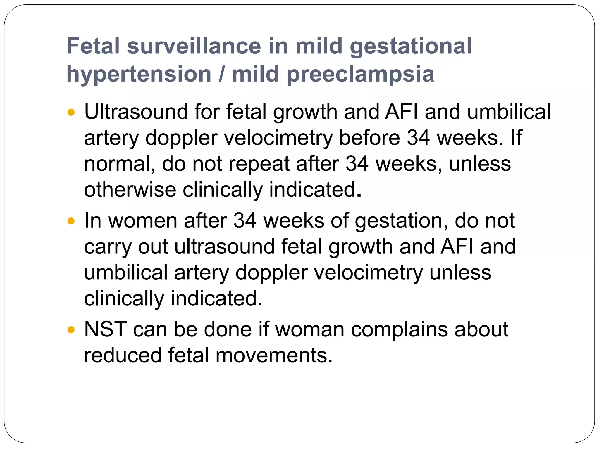 Hypertensive disorders in pregnancy recent guidelines fogsi 2014 | PPTX ...
