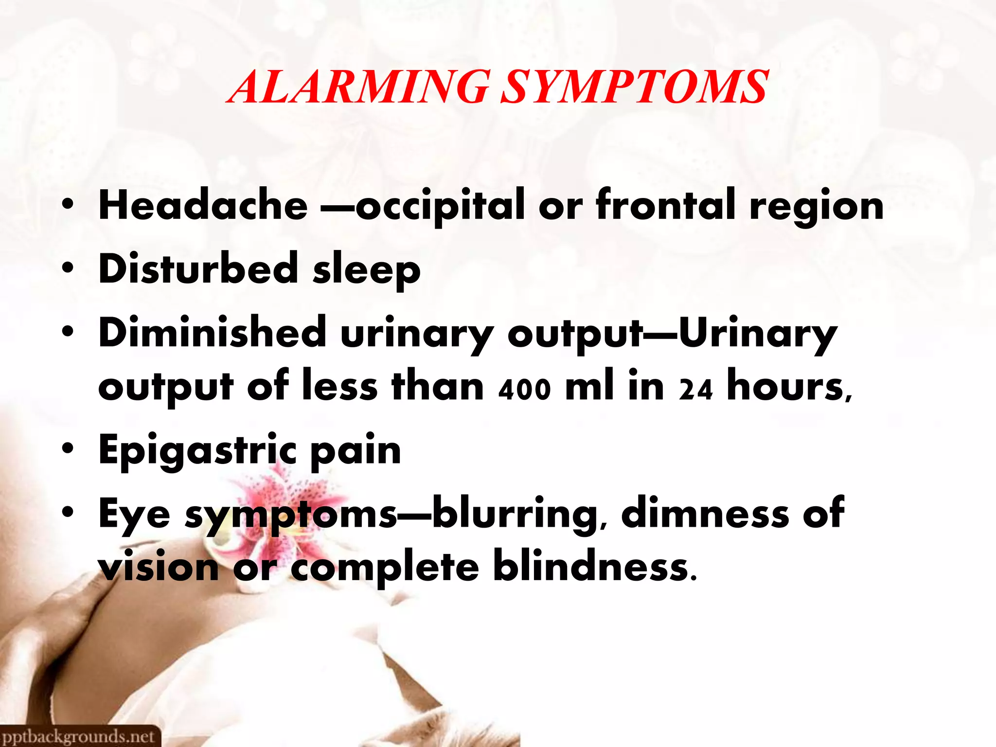 Hypertensive disorders of pregnancy | PPTX