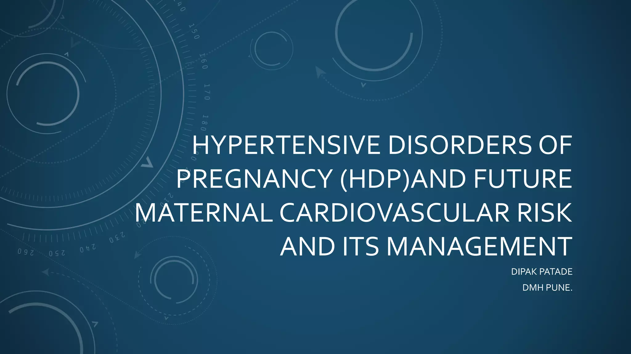 Hypertensive disorders of pregnancy and future maternal cardiovascular ...
