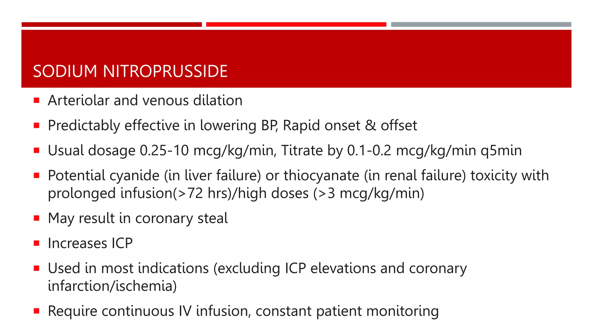 "Hypertensive Emergencies: Urgent Management and Treatment Protocols ...