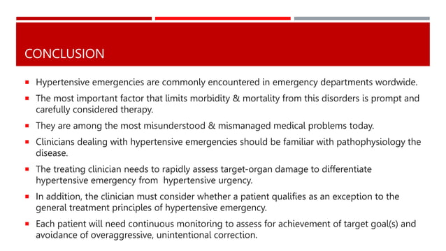 "Hypertensive Emergencies: Urgent Management and Treatment Protocols ...