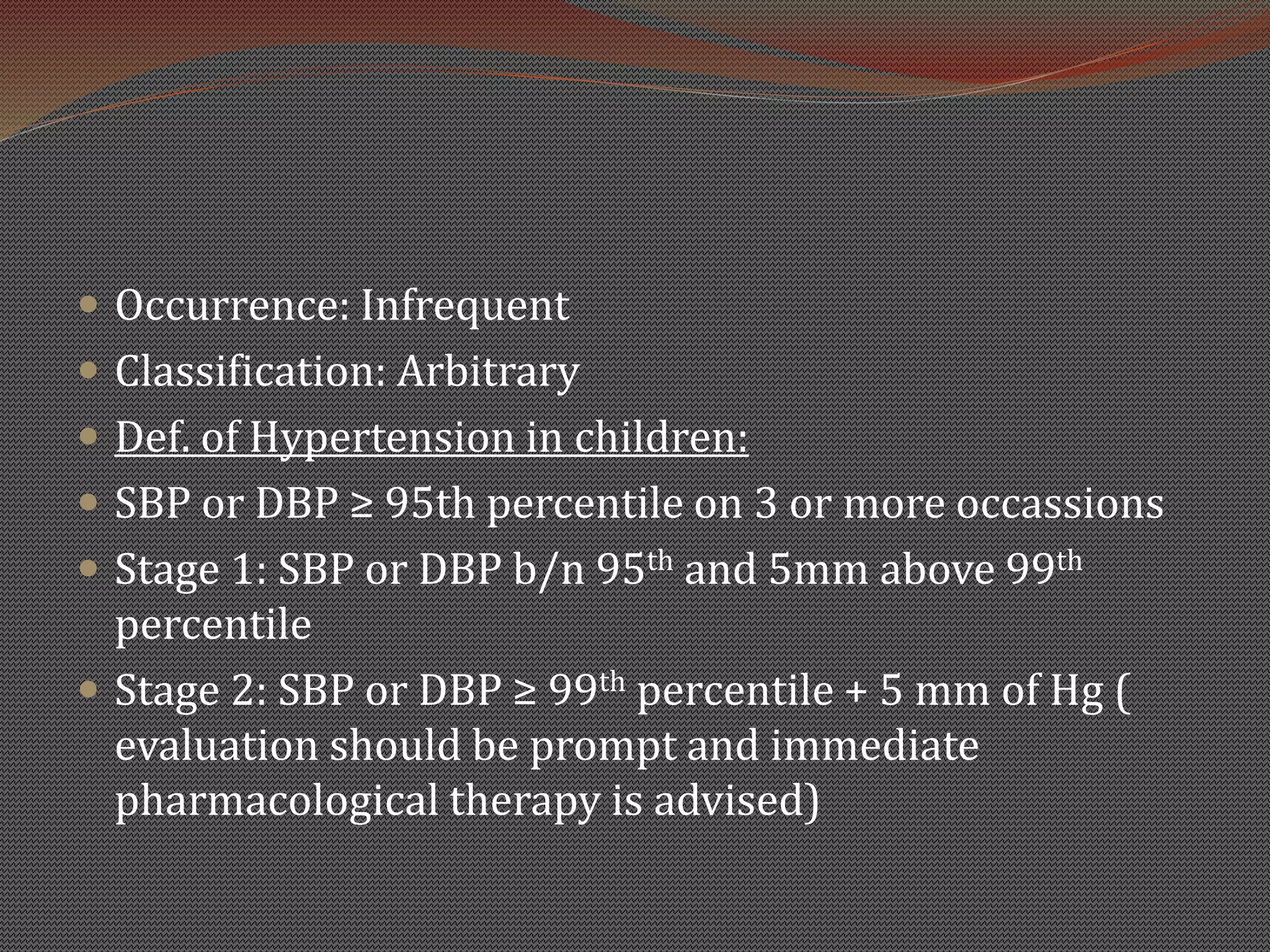 Hypertensive emergencies in children | PPTX