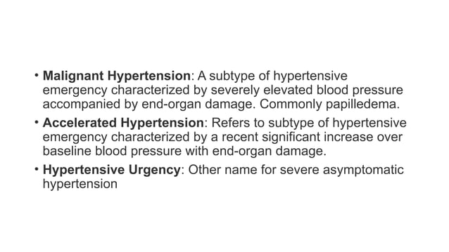Hypertensive emergency.pptxbbbbbbbbbbbbbbb | PPTX