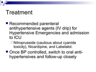 Hypertensive emgerencies | PPT | Heart and Cardiovascular Diseases ...