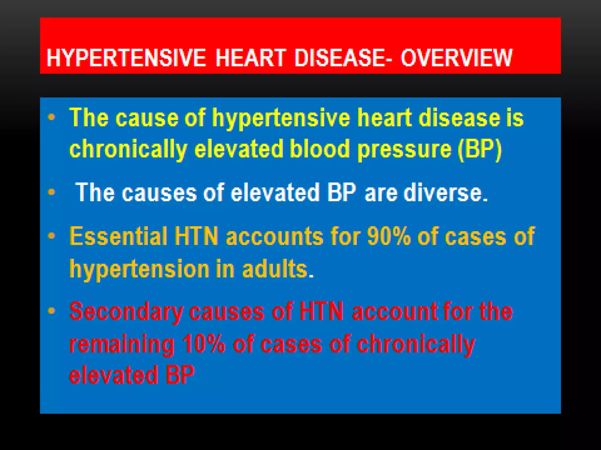 Hypertensive heart disease | PPTX