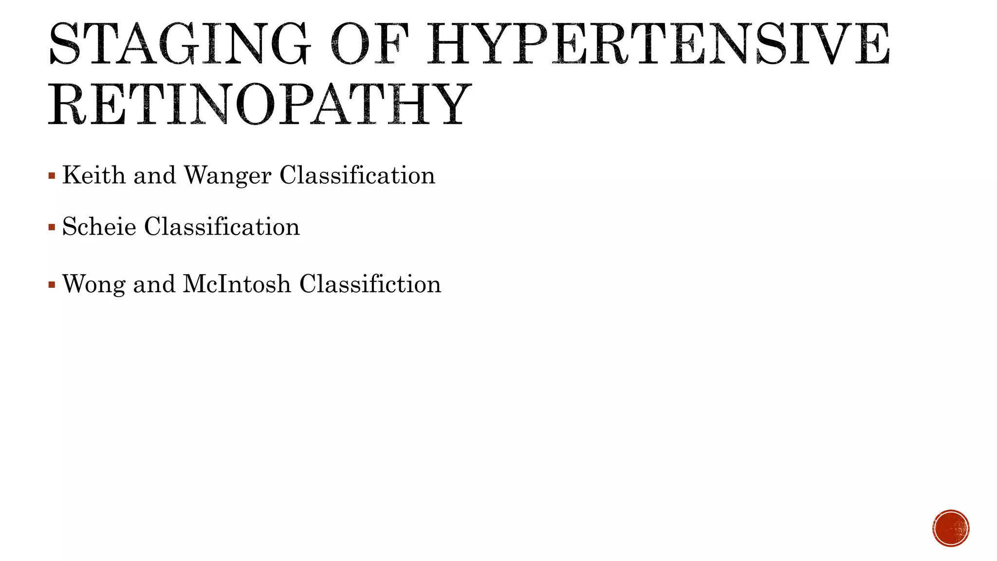Hypertensive retinopathy | PPTX