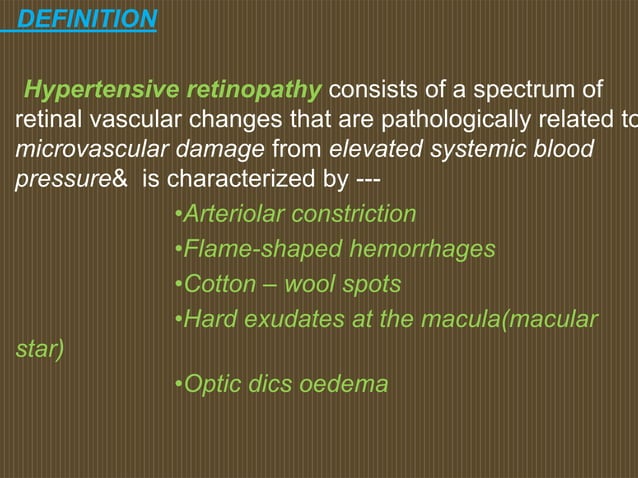 HYPERTENSIVE RETINOPATHY power point.pptx