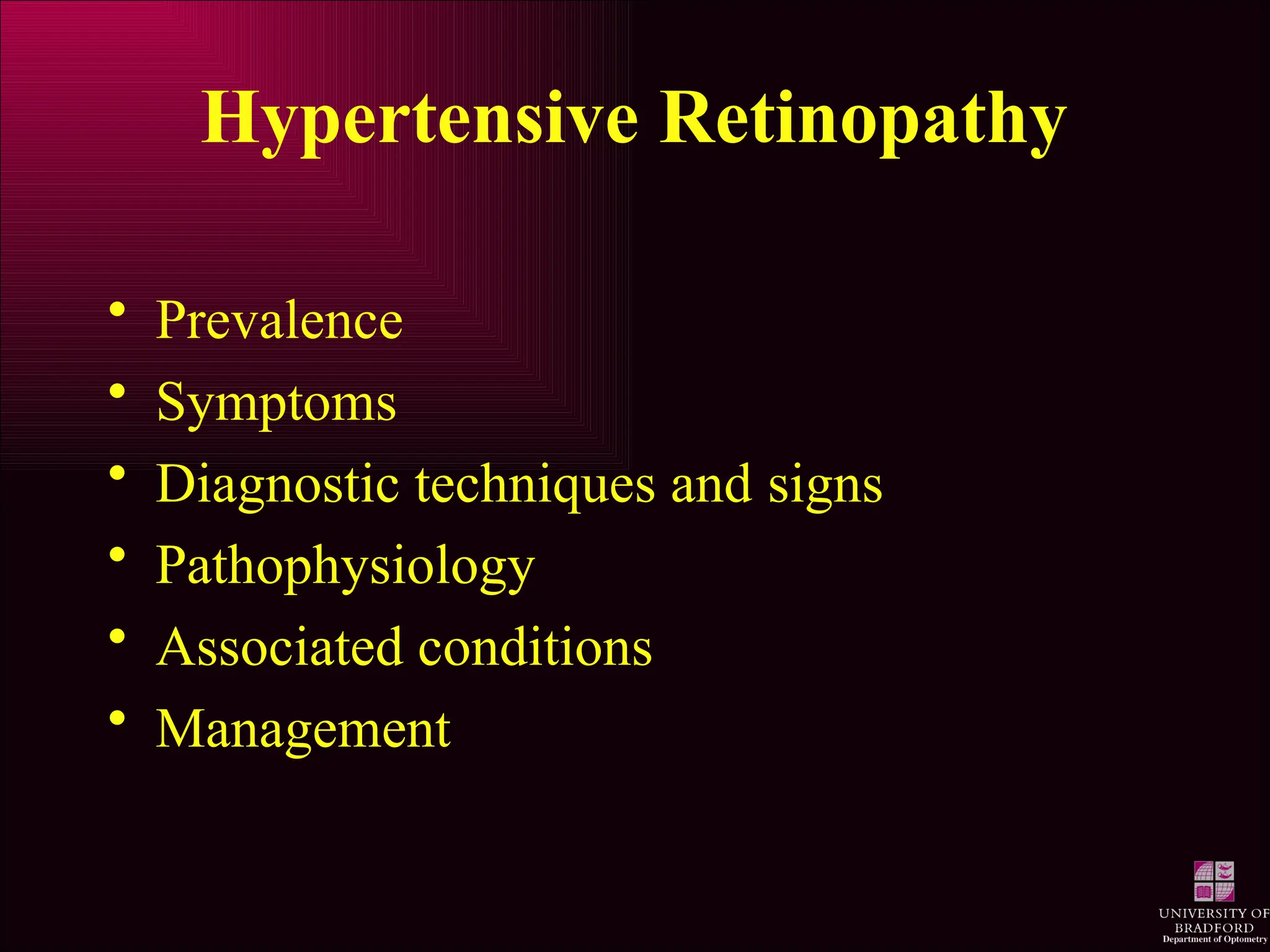 Hypertensive retinopathy.pptx for post graduates | PPTX