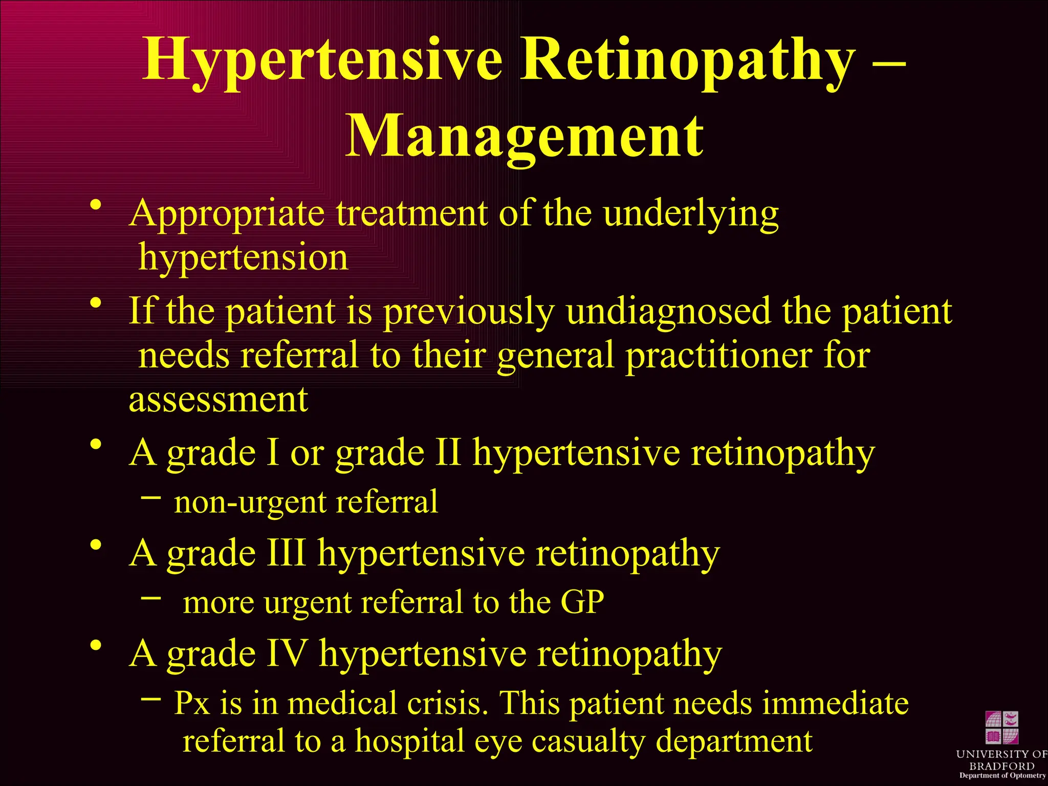 Hypertensive retinopathy.pptx for post graduates | PPTX