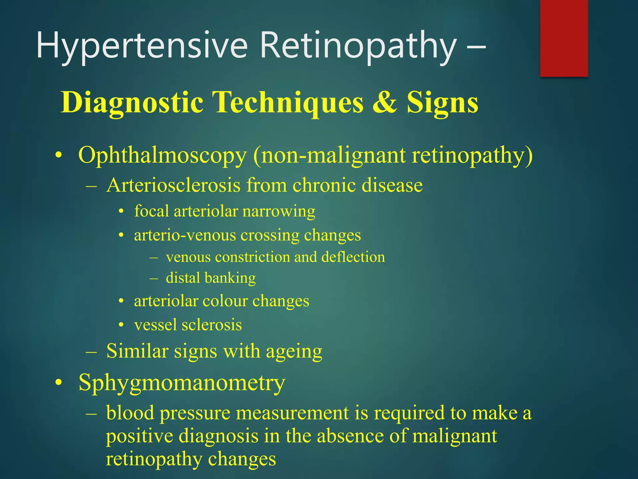 Hypertensive retinopathy converted | PPTX