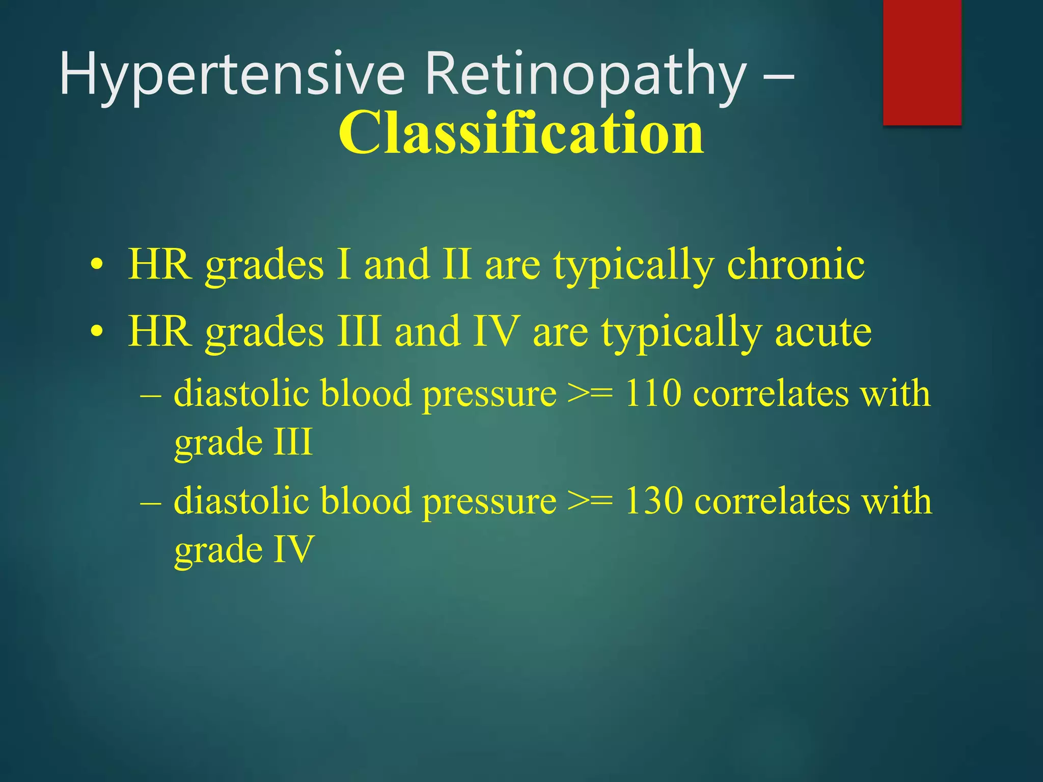 Hypertensive retinopathy converted | PPTX