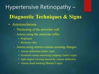 Hypertensive retinopathy converted | PPTX