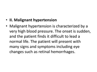 hypertention.ppt how to diagnose and management | PPT