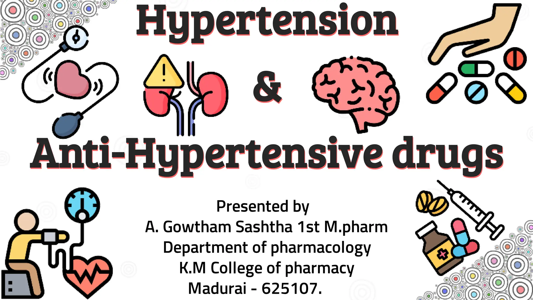 Hypertesion & Anti-Hypertensive drugs | PDF