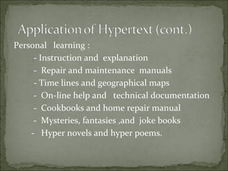 Hypertext | PPT