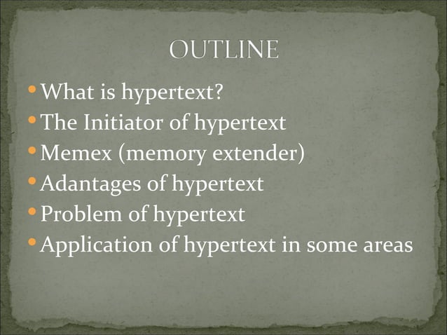 Hypertext | PPT