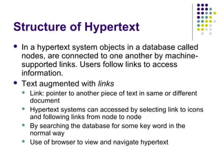 Hypertext | PPT