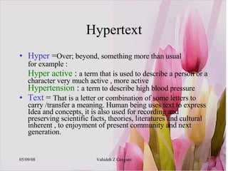 Hypertext Example