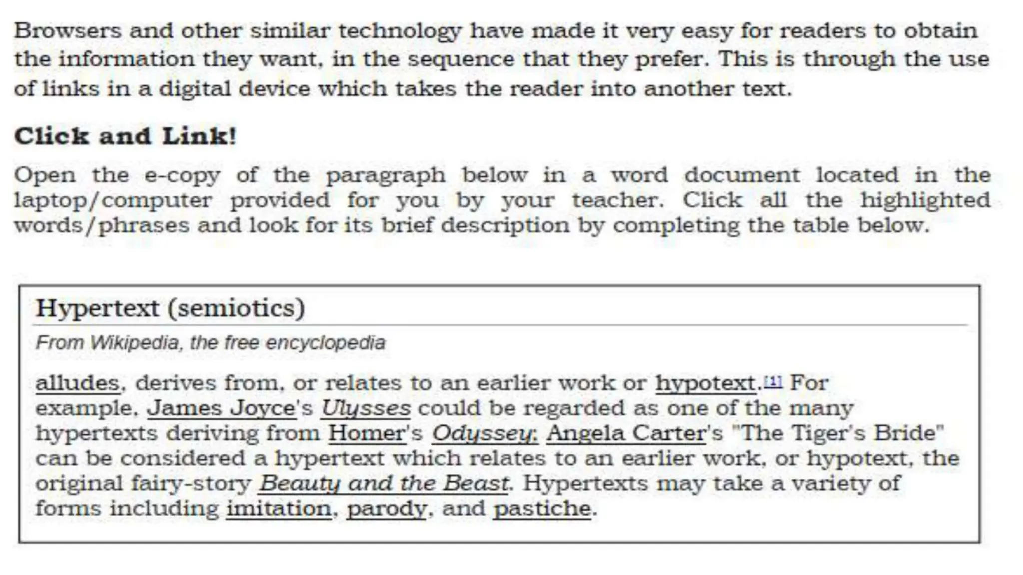 Reading and Writing Skills Hypertext.pptx