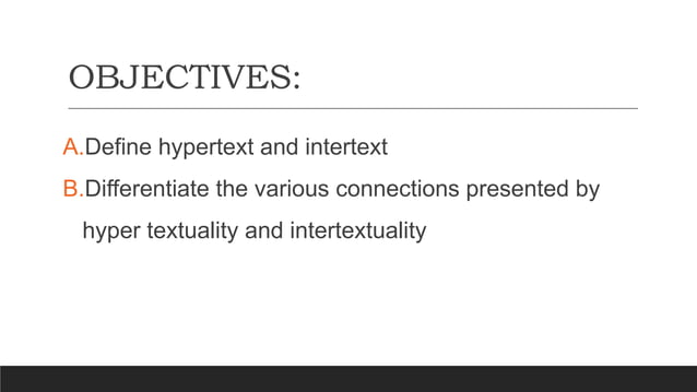 Hypertext-and-Intertext.pptx | Fiction | Books and Literature