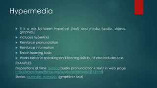 Hypertext, hypermedia and multimedia | PPT