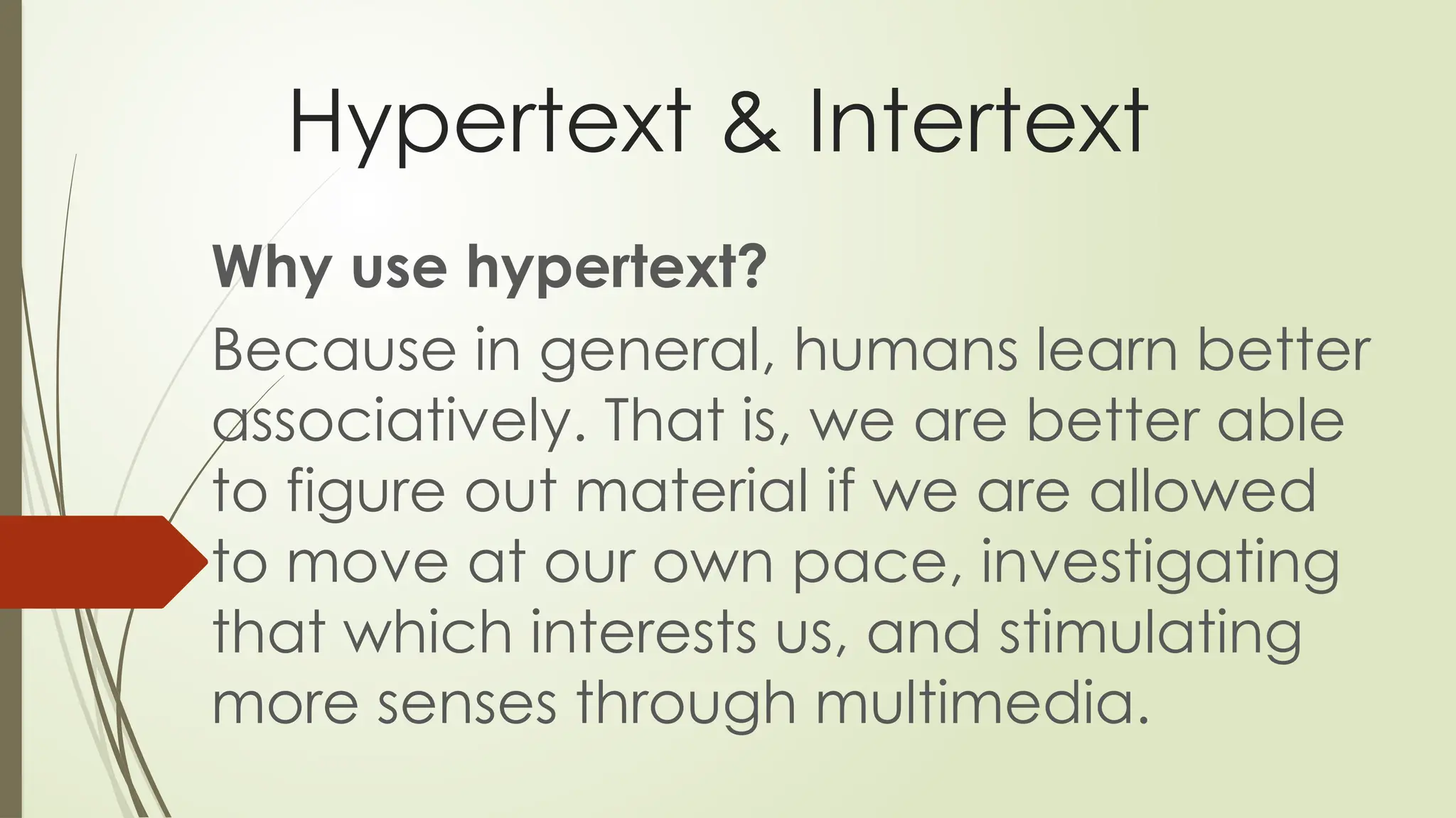 Hypertext & Intertext power point presentation | PPTX