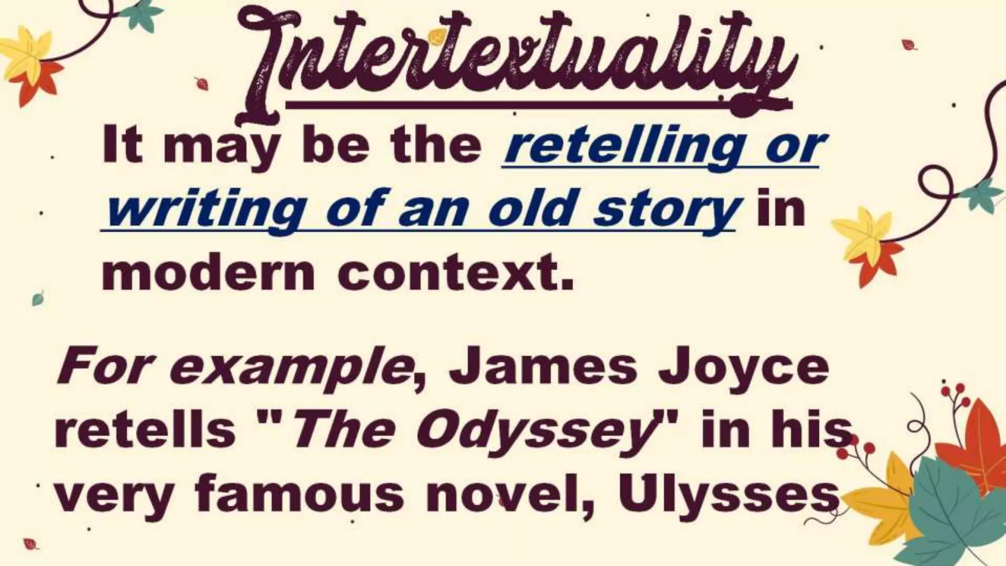 Hypertext & intertext - Reading and writing Skills - grade 11 - 2nd sem ...