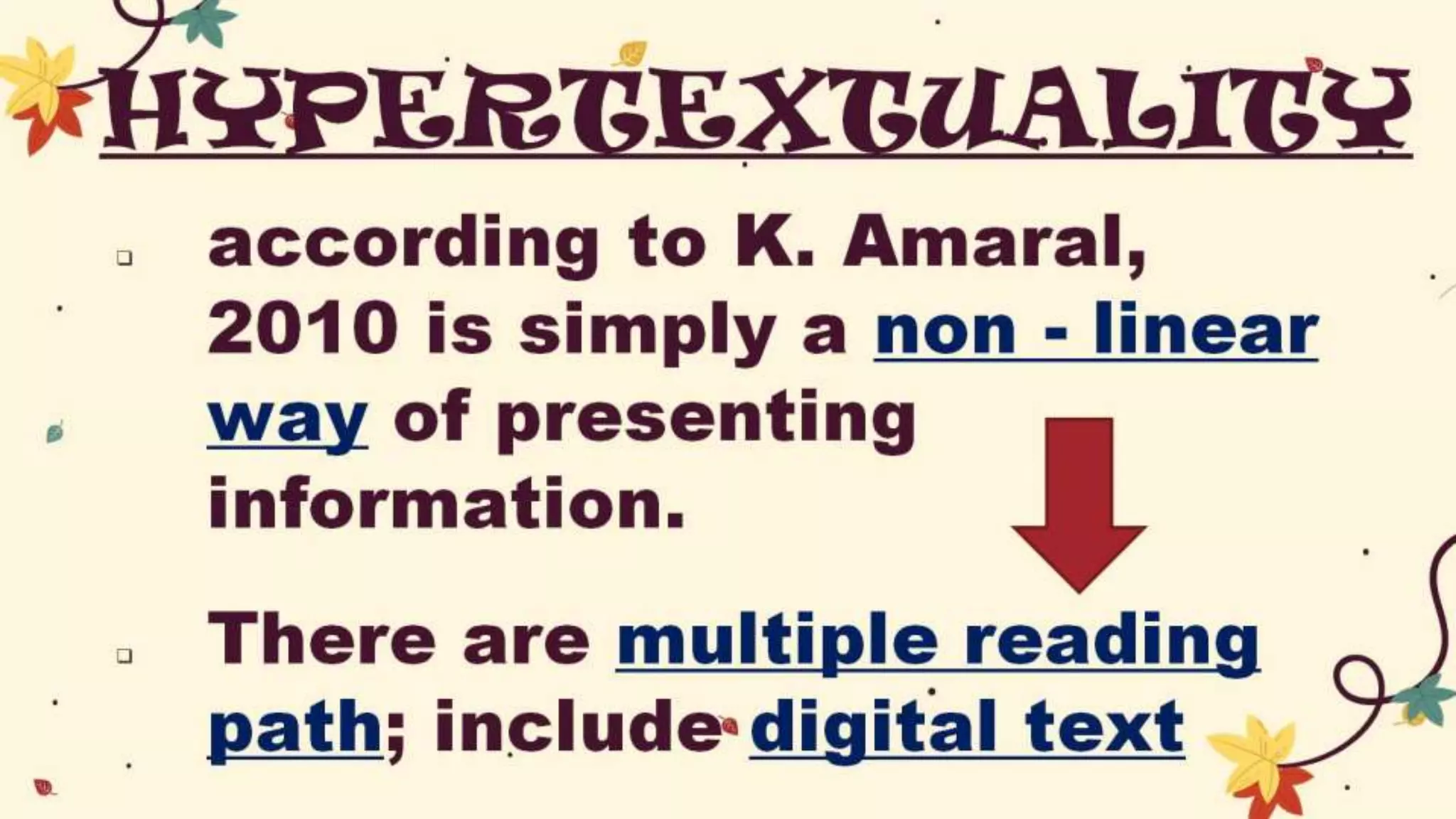 Hypertext & intertext - Reading and writing Skills - grade 11 - 2nd sem ...
