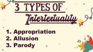 Hypertext & intertext - Reading and writing Skills - grade 11 - 2nd sem ...