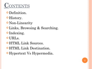 Hypertext presentation | PPT