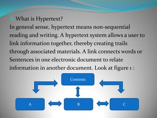 Hypertext system | PPTX