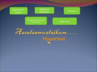 Hypertext system | PPT