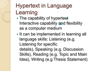 Hypertext system | PPT