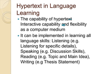 Hypertext system | PPTX