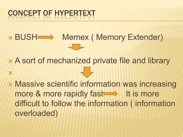 Hypertext System | PPTX | Computing | Technology & Computing