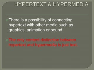 Hypertext System | PPTX | Computing | Technology & Computing