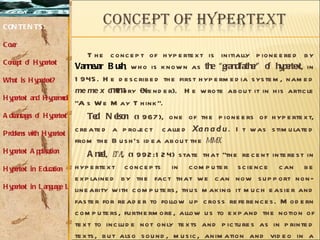 Hypertext system | PPT | Internet for Beginners | Internet