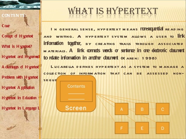 Hypertext system | PPT | Internet for Beginners | Internet
