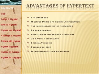 Hypertext system | PPT | Internet for Beginners | Internet