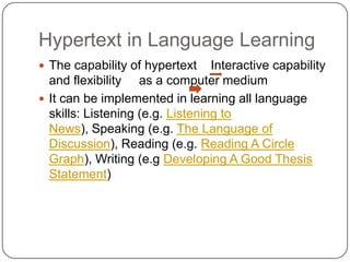 Hypertext system | PPTX