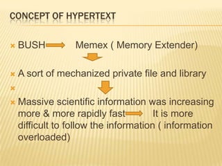 Hypertext system | PPTX