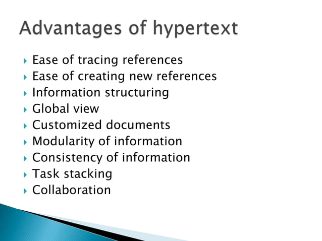 Hypertext system | PPT