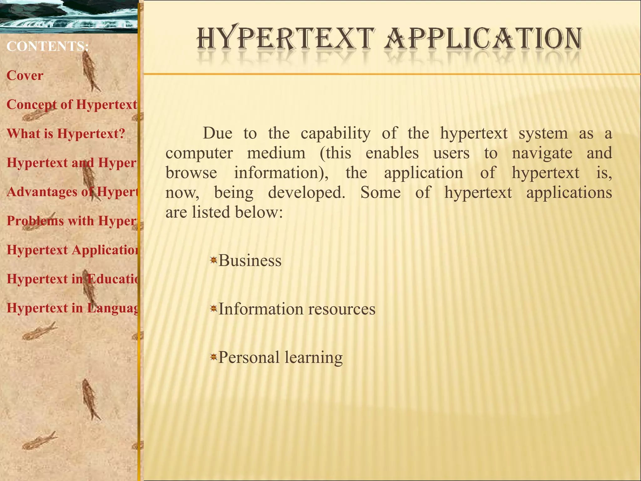 Hypertext System hwstwo | PPT