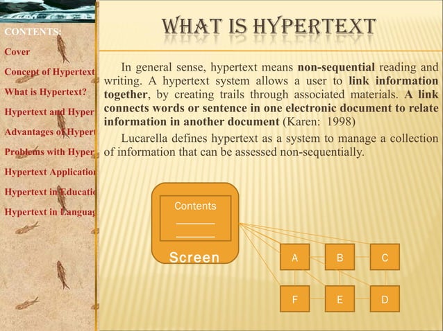 Hypertext System hwstwo | PPT