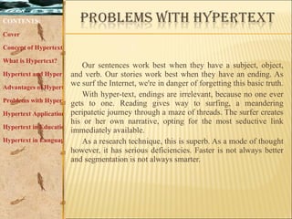 Hypertext System hwstwo | PPT