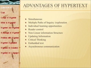 Hypertext system new1 | PPT